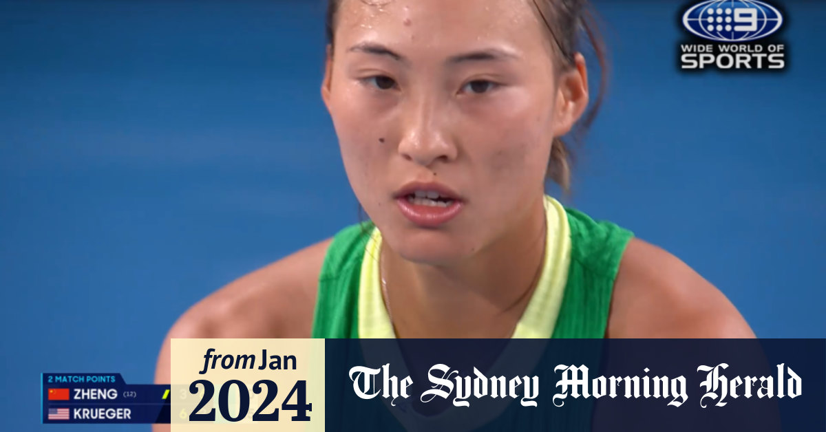Video: Australian Open Highlights: Qinwen Zheng v Ashlyn Krueger
